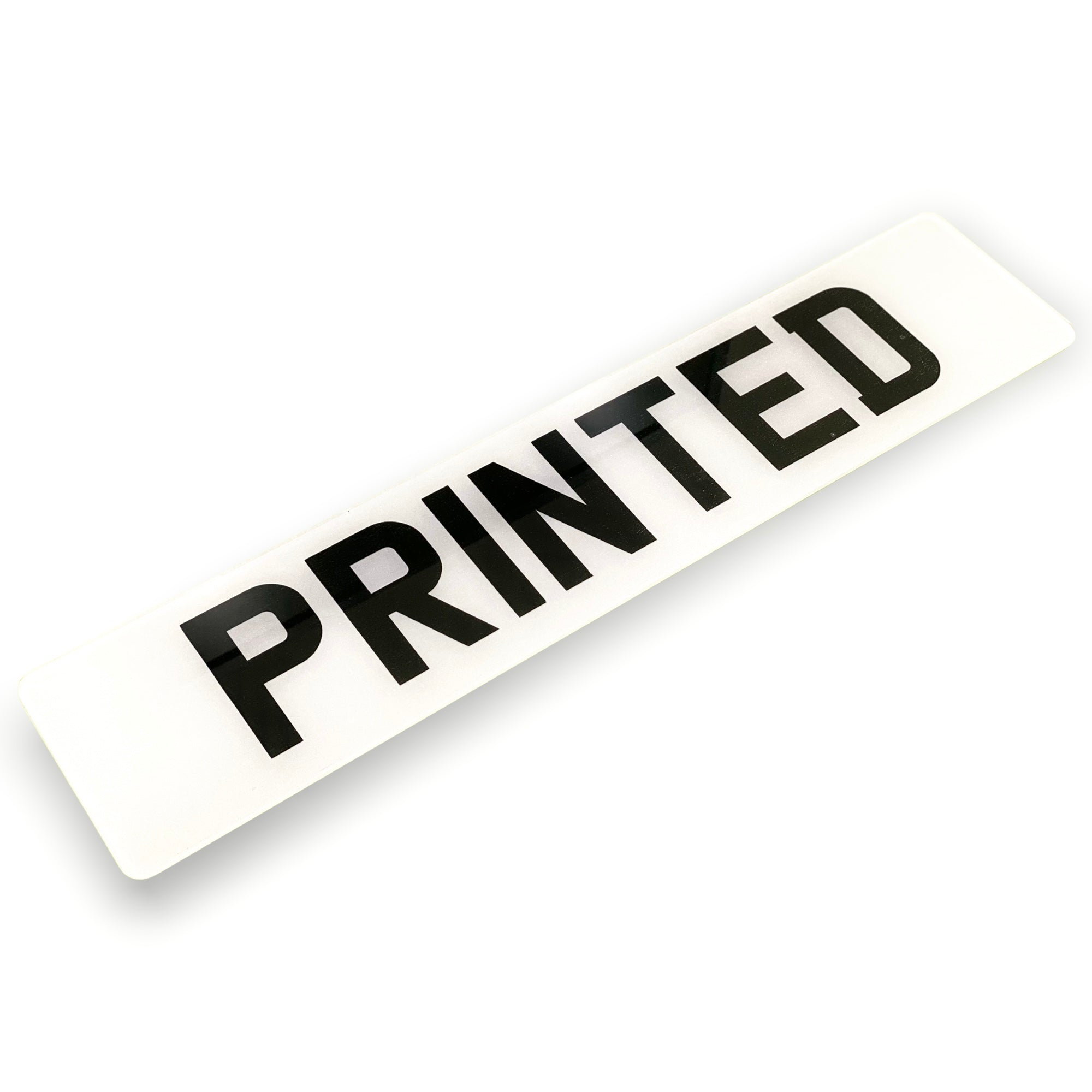 2D Printed Number Plates - Road Legal