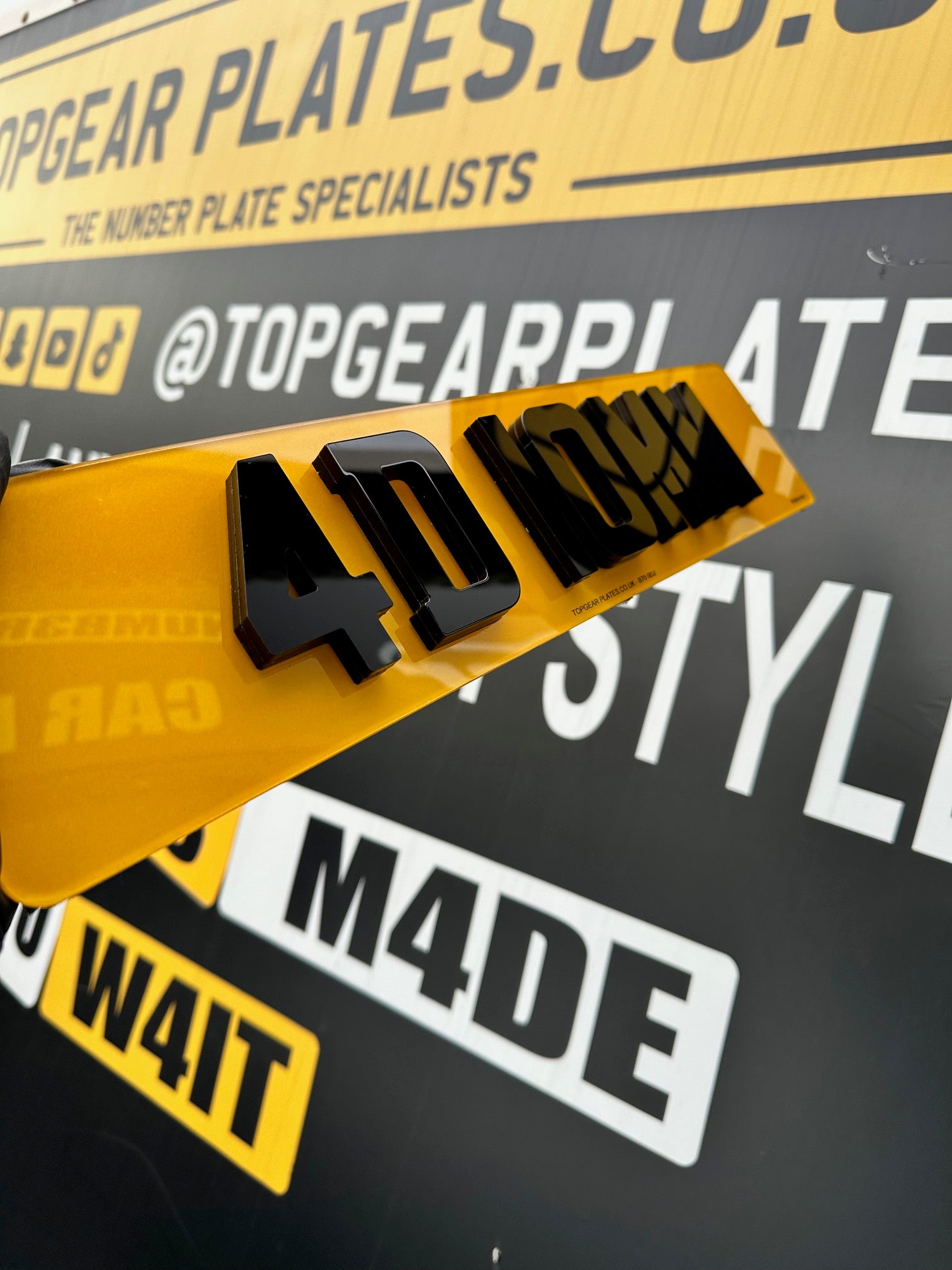 4D 10mm Laser Plates