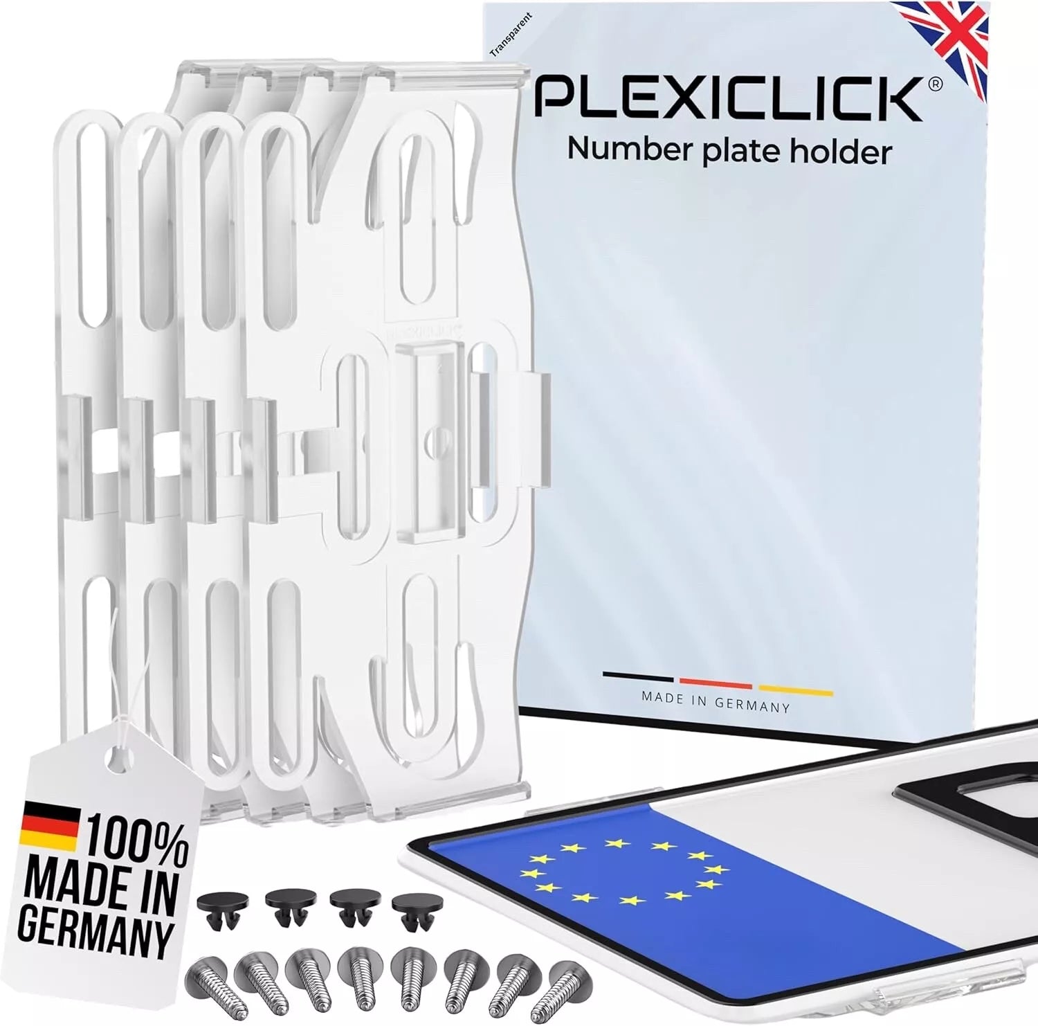 Plexi Clips - Number Plate Holders